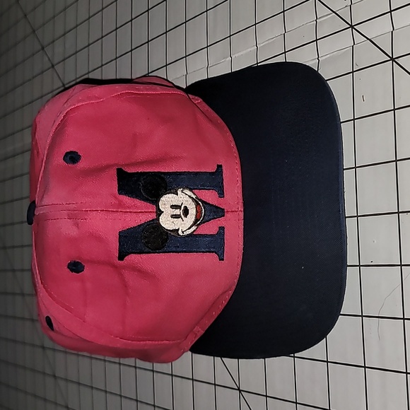 Disney | Accessories | Vintage Adult Size Adjustable Mickey Mouse Pink ...
